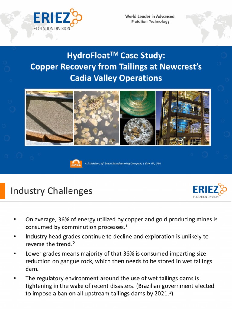 Cadia HydroFloat CaseStudy | PDF | Minerals | Materials