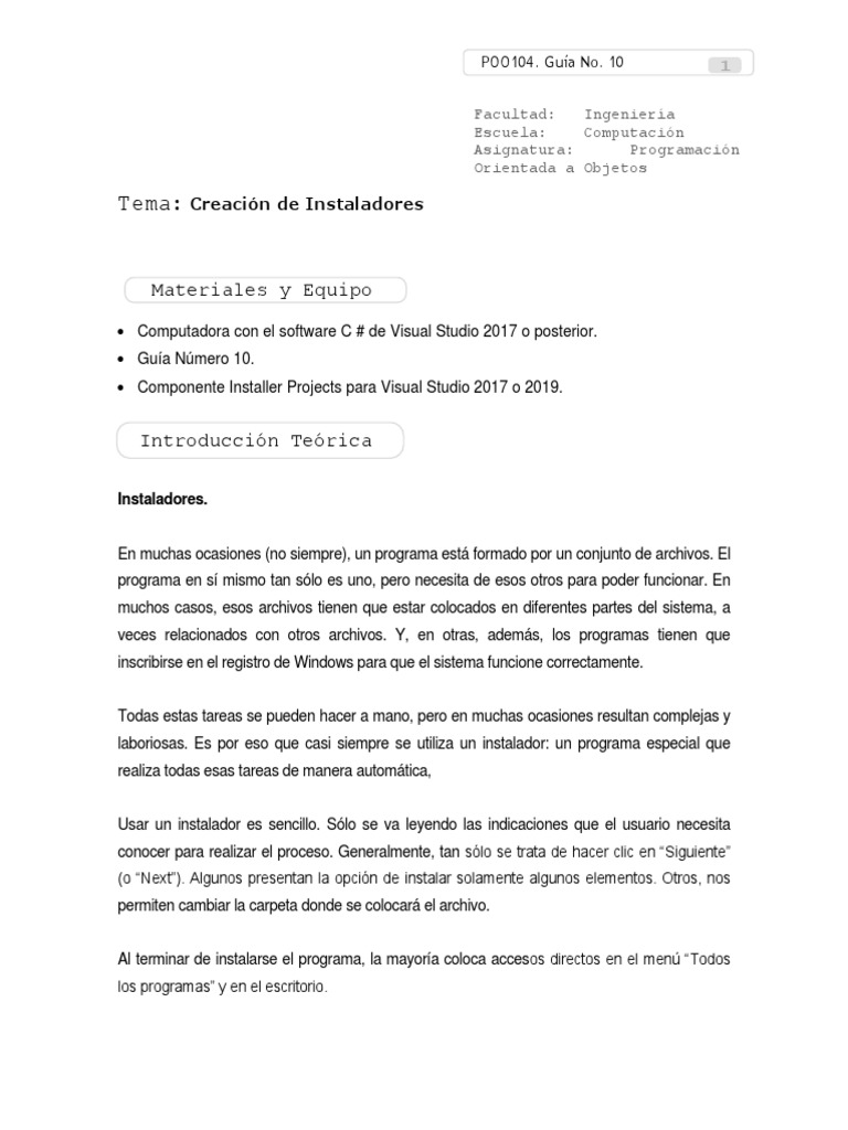 Instalar Extension .MSI VISUAL STUDIO | PDF | Archivo de computadora ...