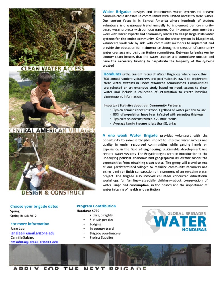 Water Brigade | PDF | Wellness