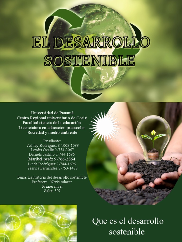 Desarrollo Sostenible Pdf Sustentabilidad Desarrollo Sostenible