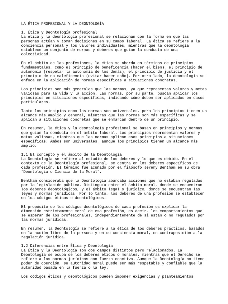 Resumen - Rodriguez Ruiz | PDF | Ética profesional | Filosofía Aplicada