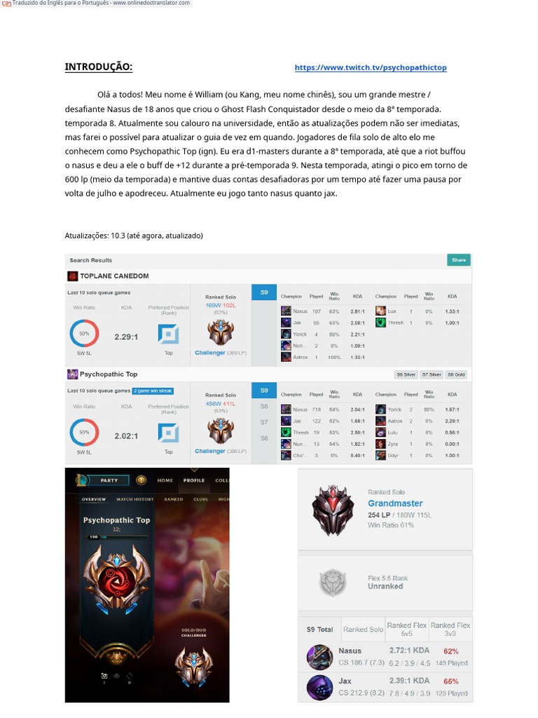 Complete, Updating Guide From Grandmaster - Challenger Toplane Nasus ... Complete, Updating Guide From Grandmaster - Challenger Toplane Nasus ...