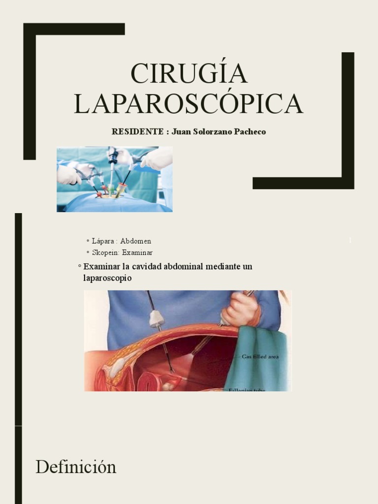 cirugia laparoscopica | PDF | Cirugía | Enfermedades y trastornos