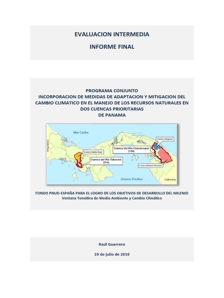 Evaluacion Intermedia - PC Ambiente - Informe Final | PDF | Contaminación | Agua