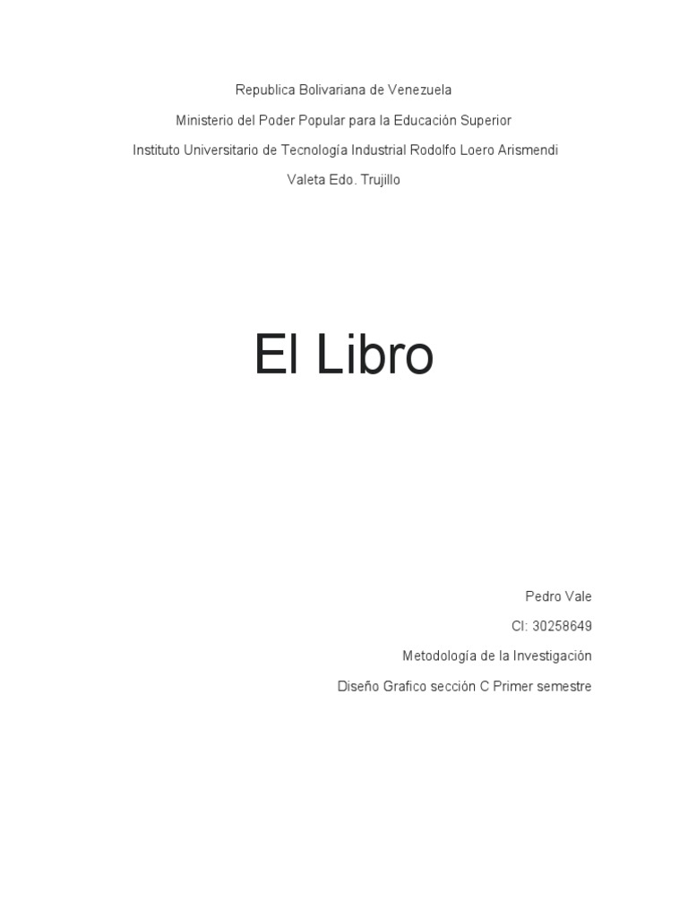 El Libro | PDF | Libros | Papiro