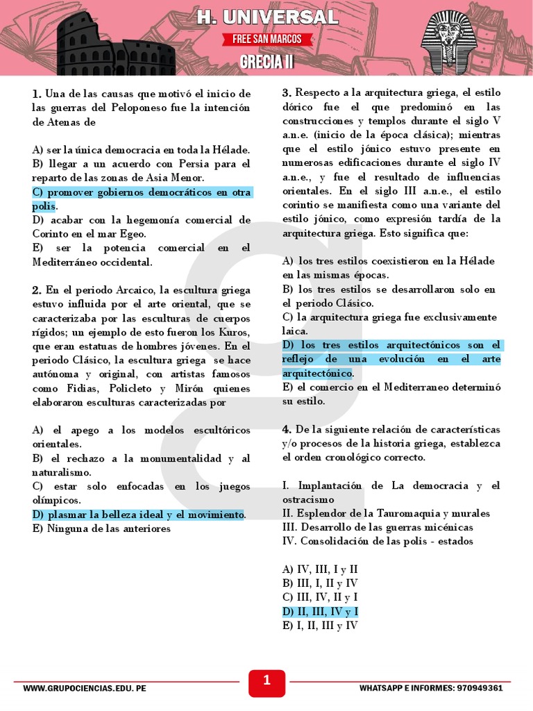 Grecia II - Historia Universal | PDF | Grecia | Antigua Grecia