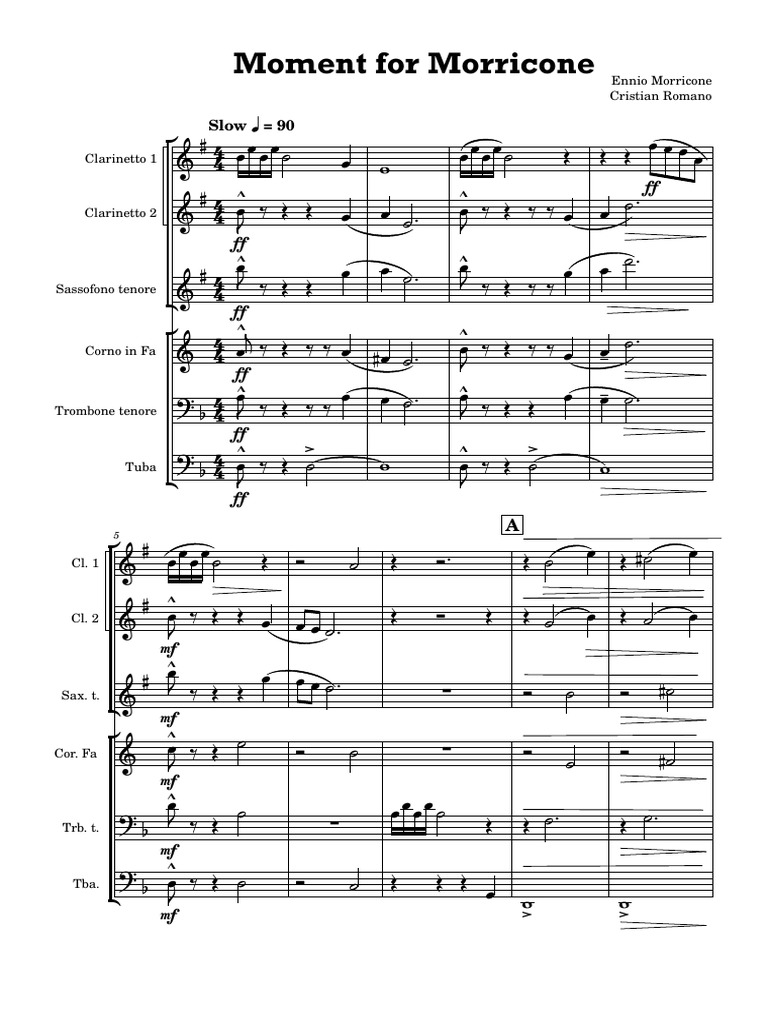 Moment - For - Morricone Originale | PDF