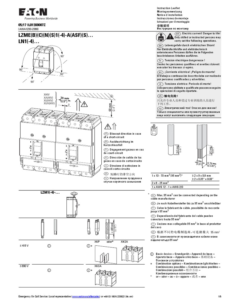 Eaton Il01203007z2017 - 05 | PDF