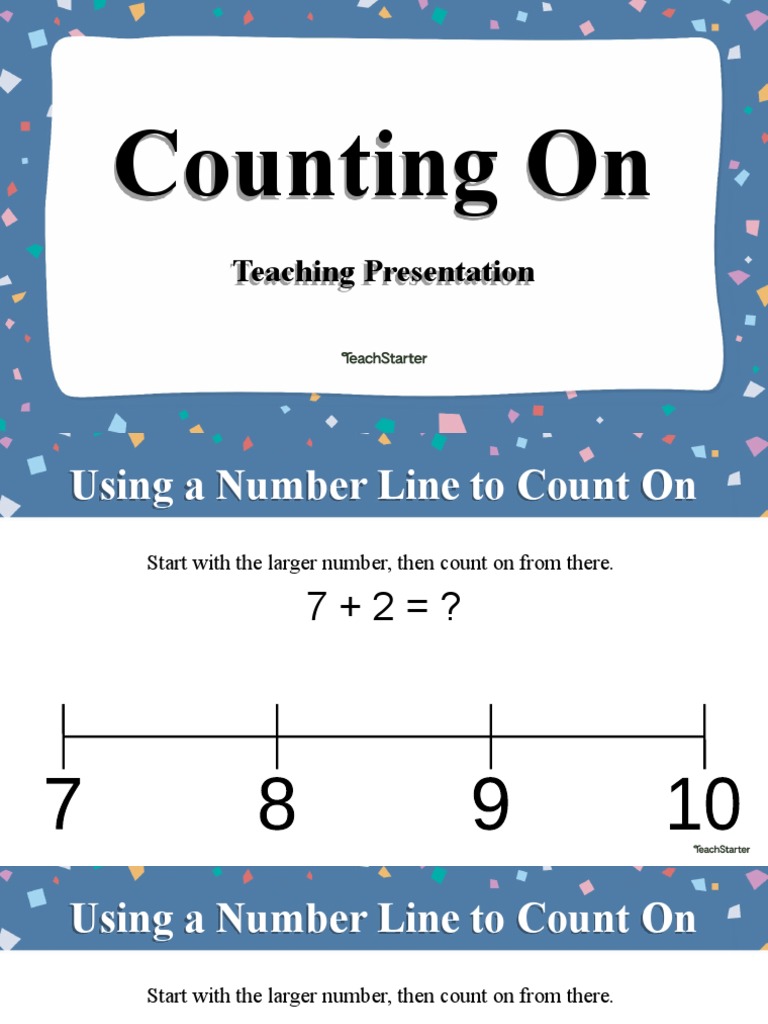 Counting on PPT Year 1 Maths | PDF