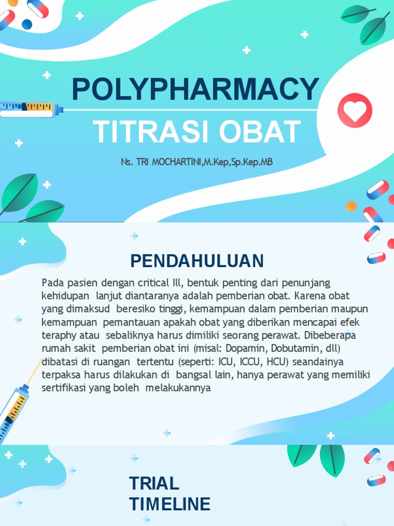 Pemberian Obat ICU | PDF | Kesehatan Holistik | Sains & Matematika