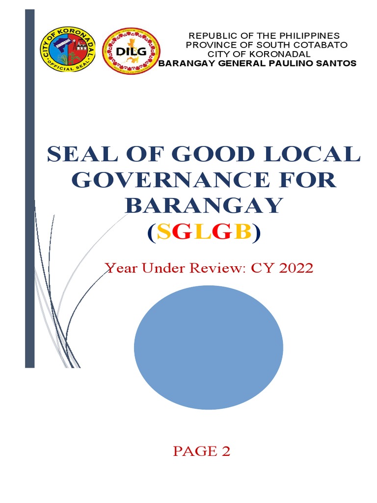 SGLGB COVER PAGE | PDF