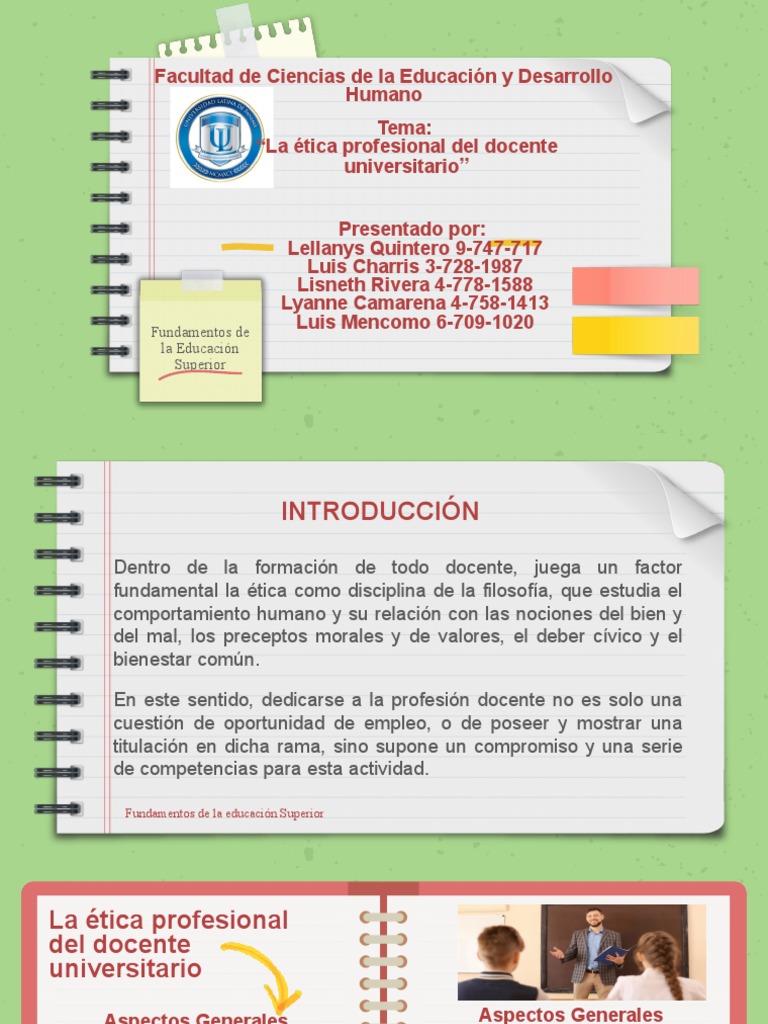 La Etica Profesional Del Docente Universitario | PDF | Maestros | Ética profesional