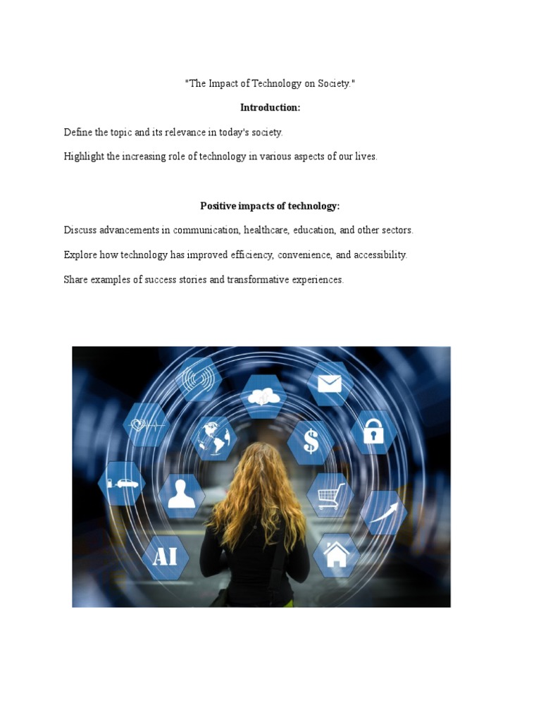 The Impact of Technology On Society | PDF