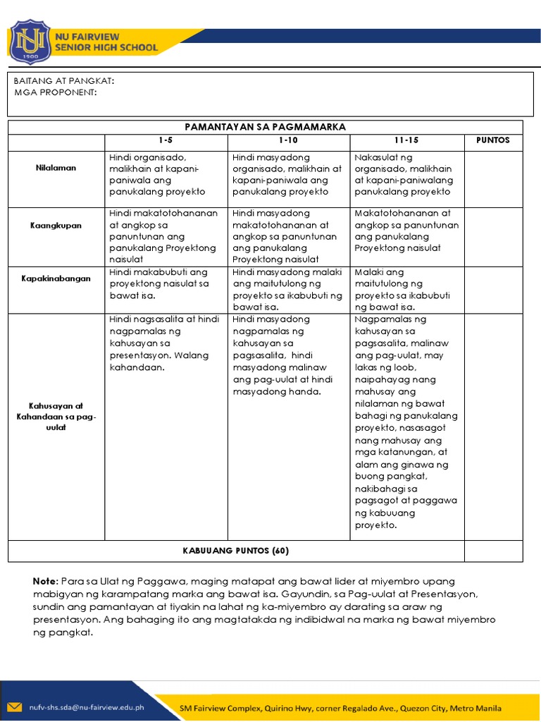 Peer Eval at Pamantayan | PDF