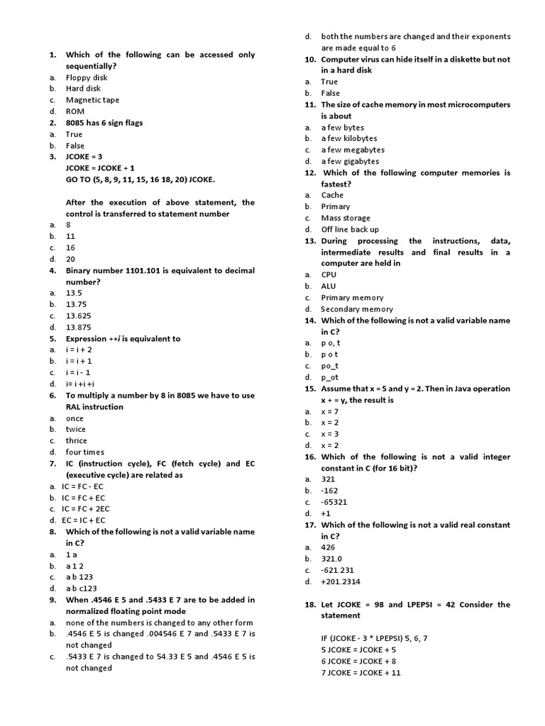 Revie WWW Ss | PDF | Integer (Computer Science) | Bit