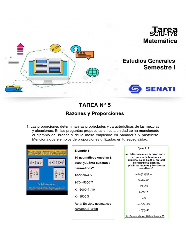 Sciu-178 Tarea u006 Matematica | PDF