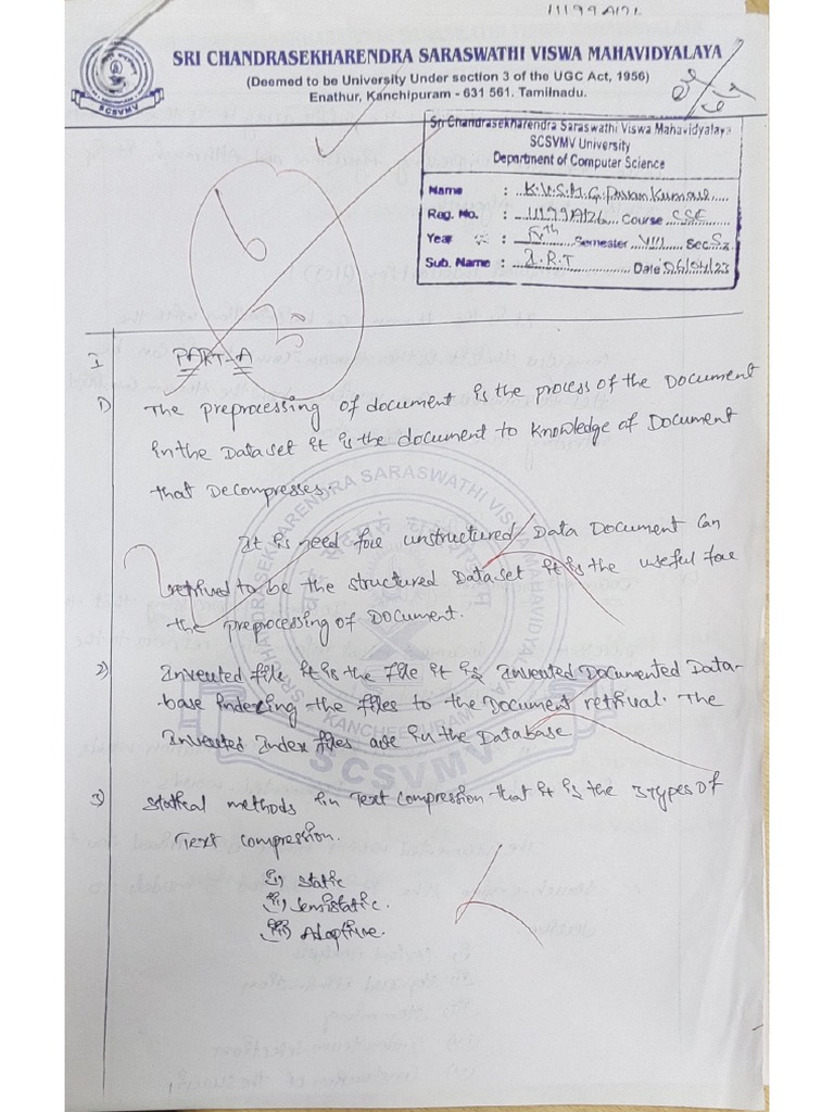 Irt Internal Test-2 | PDF