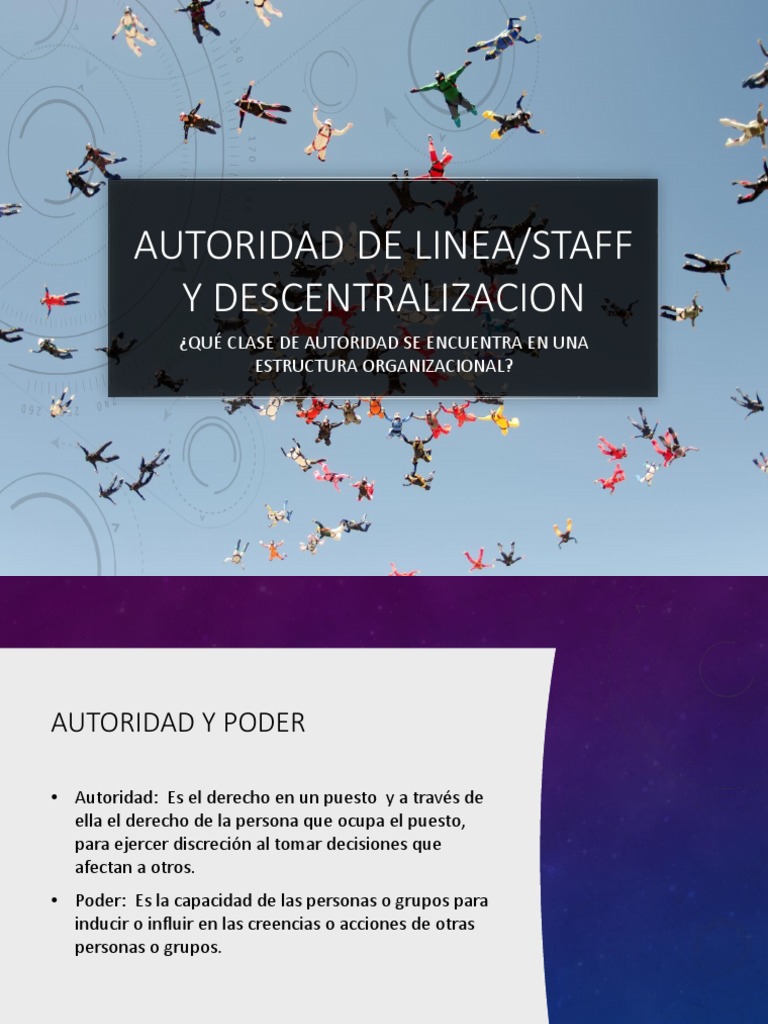 09-23 Autoridad Lineal y Staff | PDF | Poder (social y político ...