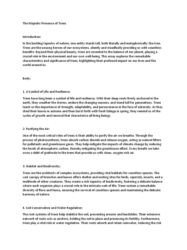 Tree | PDF | Trees | Ecosystem