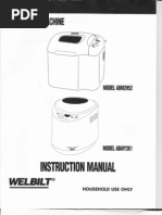 Magic Chef Model CBM310 Bread Maker Manual | PDF | Consumer Goods | Foods