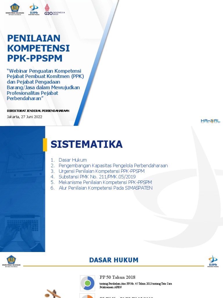 Materi Penilaian Kompetensi PPK-PPSPM Kemendagri | PDF