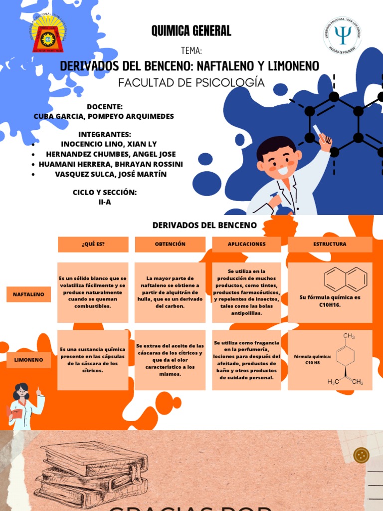 Naftaleno y Limoneno - 5 | PDF
