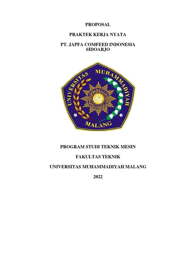 Proposal PKN PT. PT. JAPFA COMFEED INDONESIA 1 | PDF