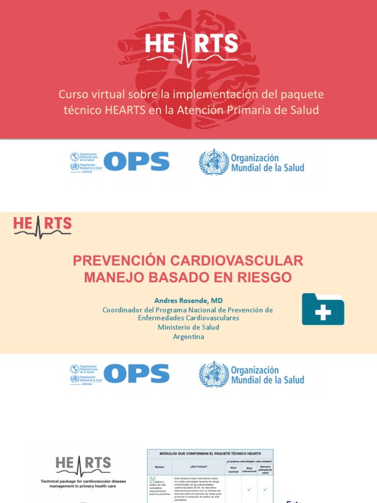 Modulo VI HEARTS Prevencion Cardiovascular Manejo Basado en Riesgo Andres Rosende | Descargar ...