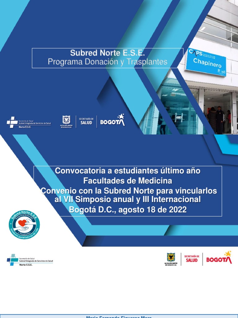 Presentación de La Convocatoria Subred Norte | PDF | Donación de ...
