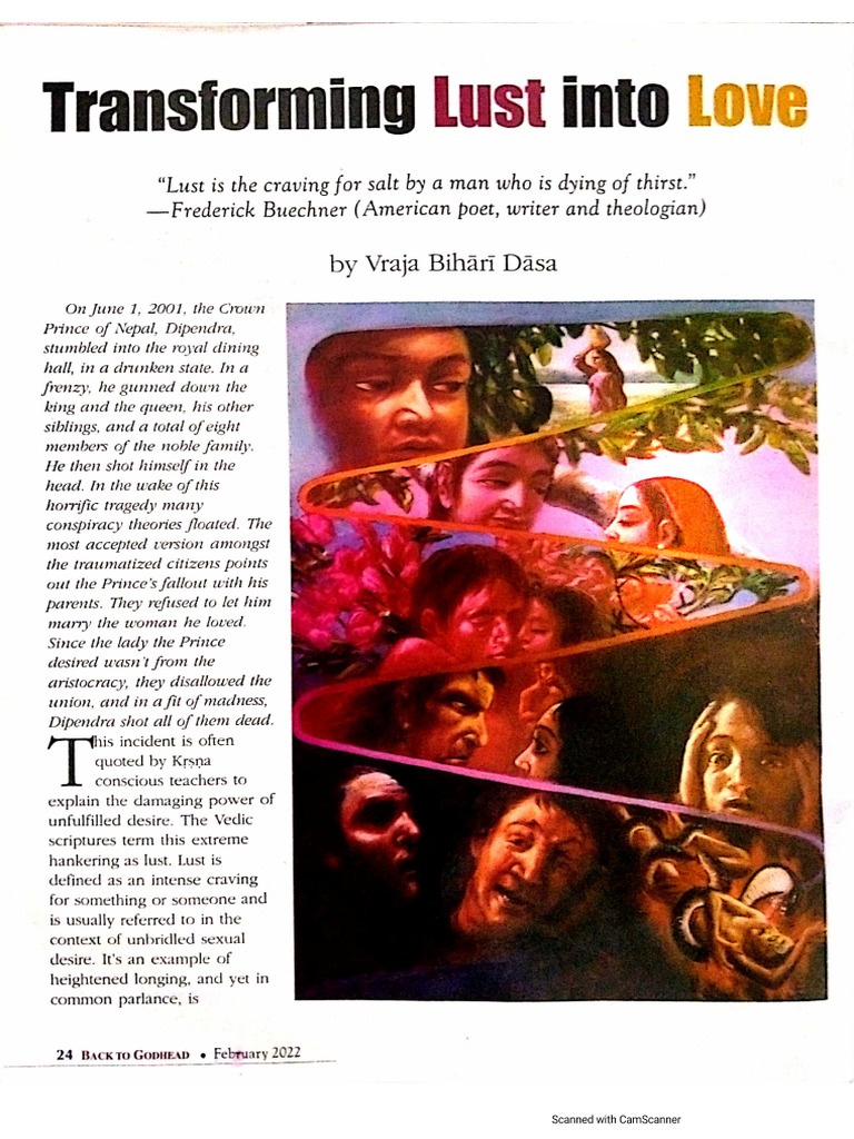 Article-Transforming Lust Into Love-BTG Feb22 | PDF