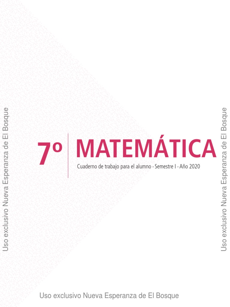 CT U1 - Matematica 7 | PDF | Multiplicación | Matemática Elemental