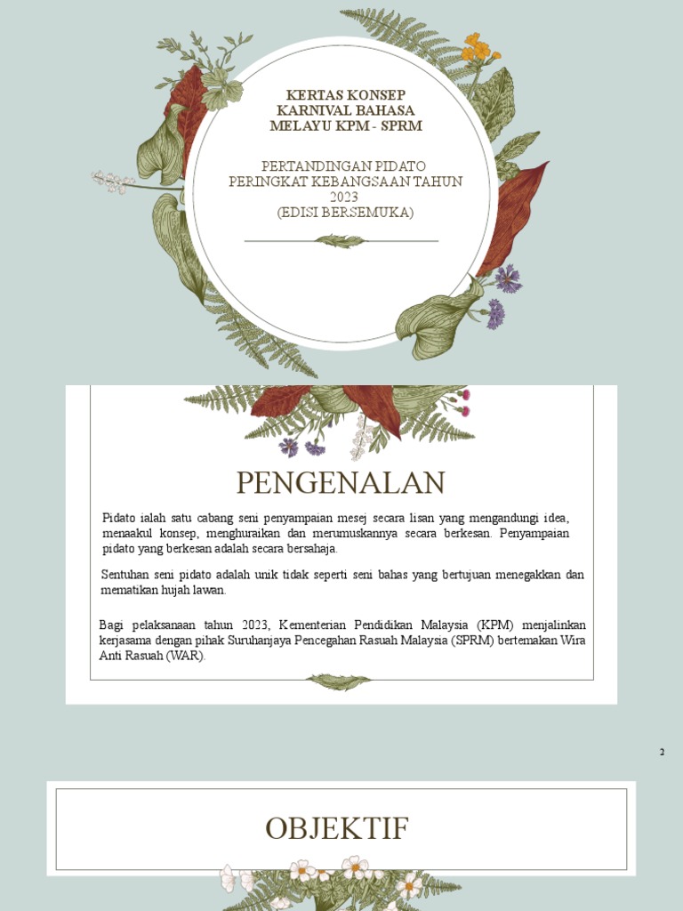 Kertas Konsep Pertandingan Pidato | PDF