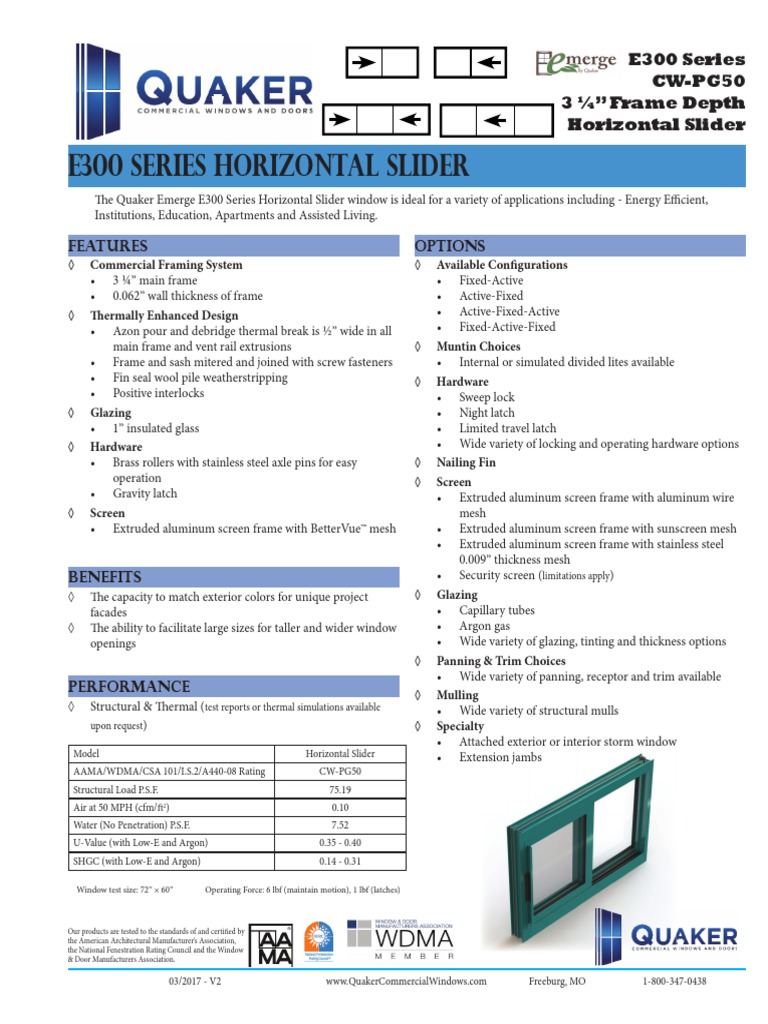 E300 Slider | PDF | Window | Extrusion