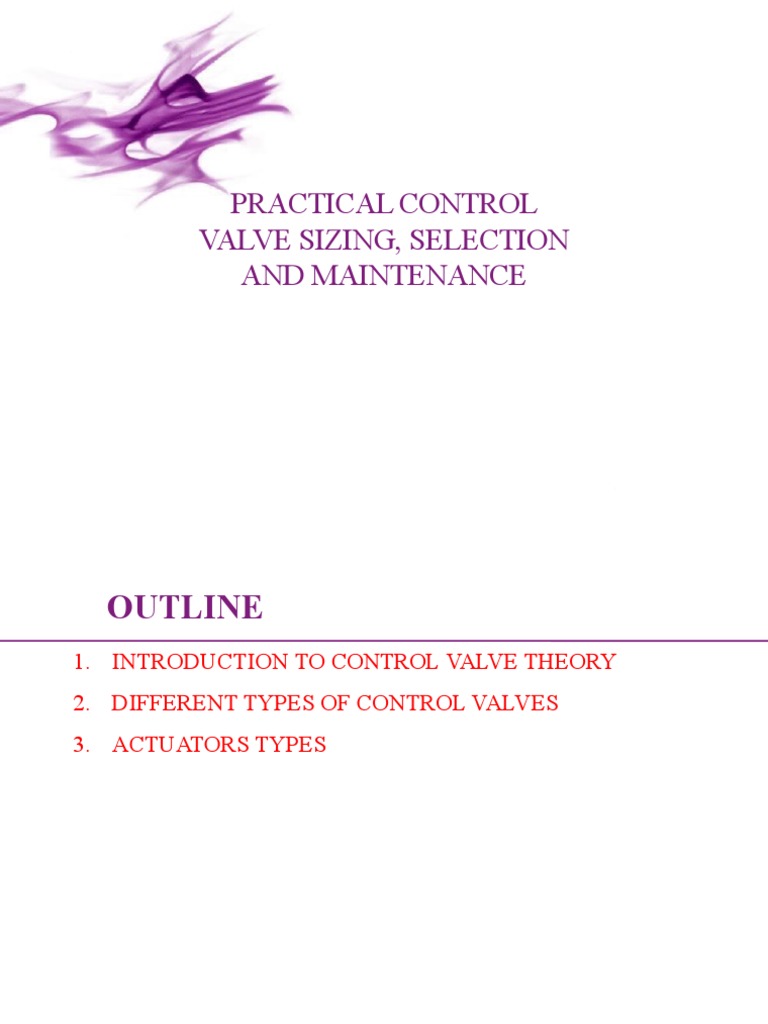 Practical Control Valve Sizing, Selection and Maintenance-1-3 | PDF | Valve | Actuator