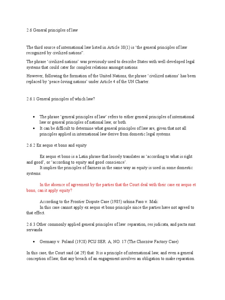 International Law Assignment 2.6-2.7 | PDF | International Law | Judiciaries