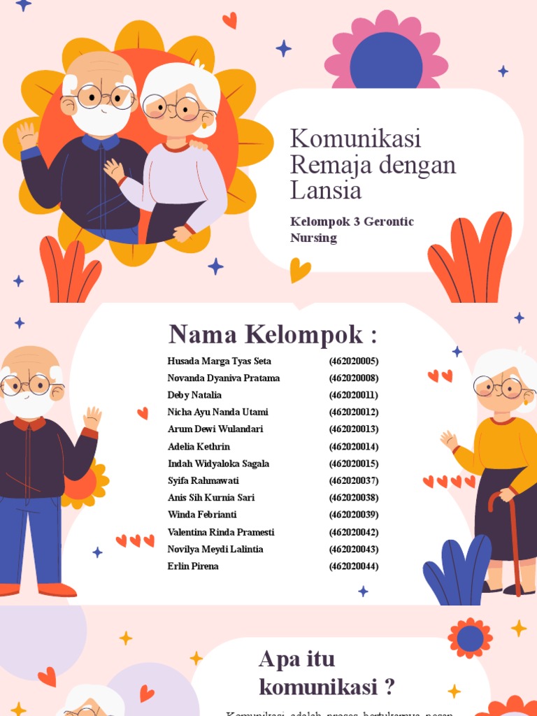 T1 - K3 - Komunikasi Teraupetik Remaja Dengan Lansia | PDF