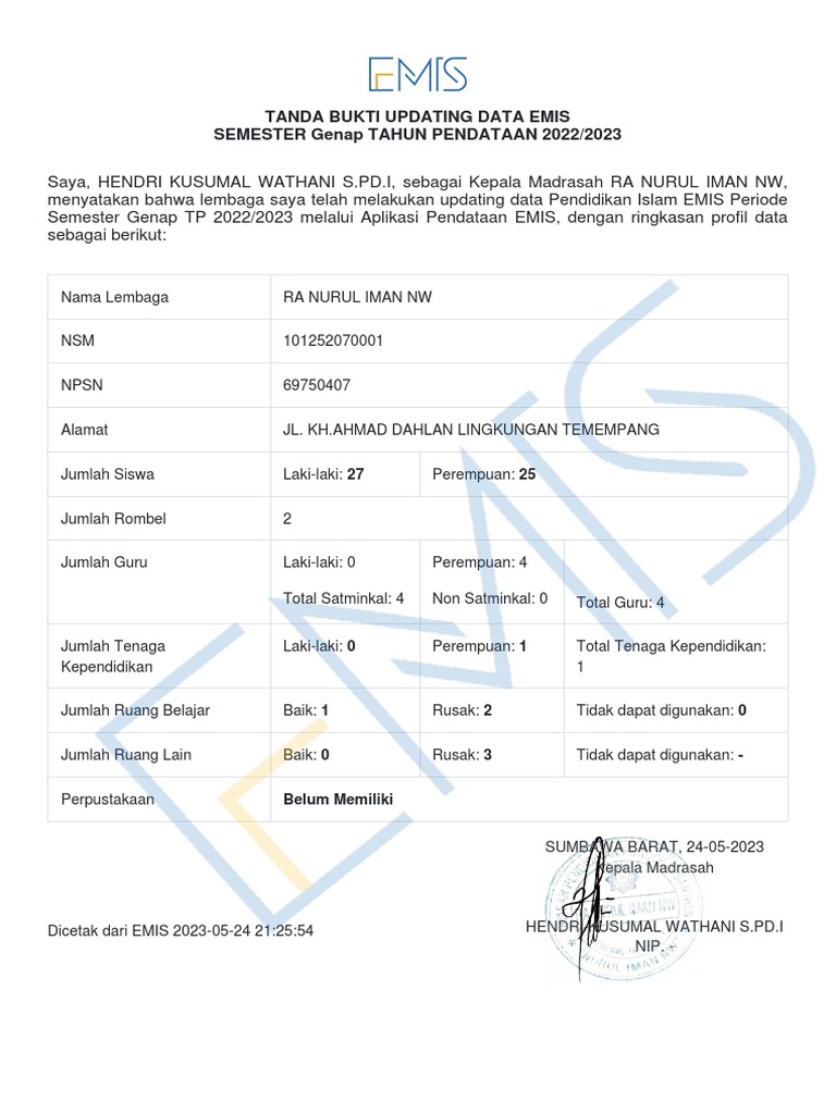 BAP 2022 2023 Genap 101252070001 | PDF