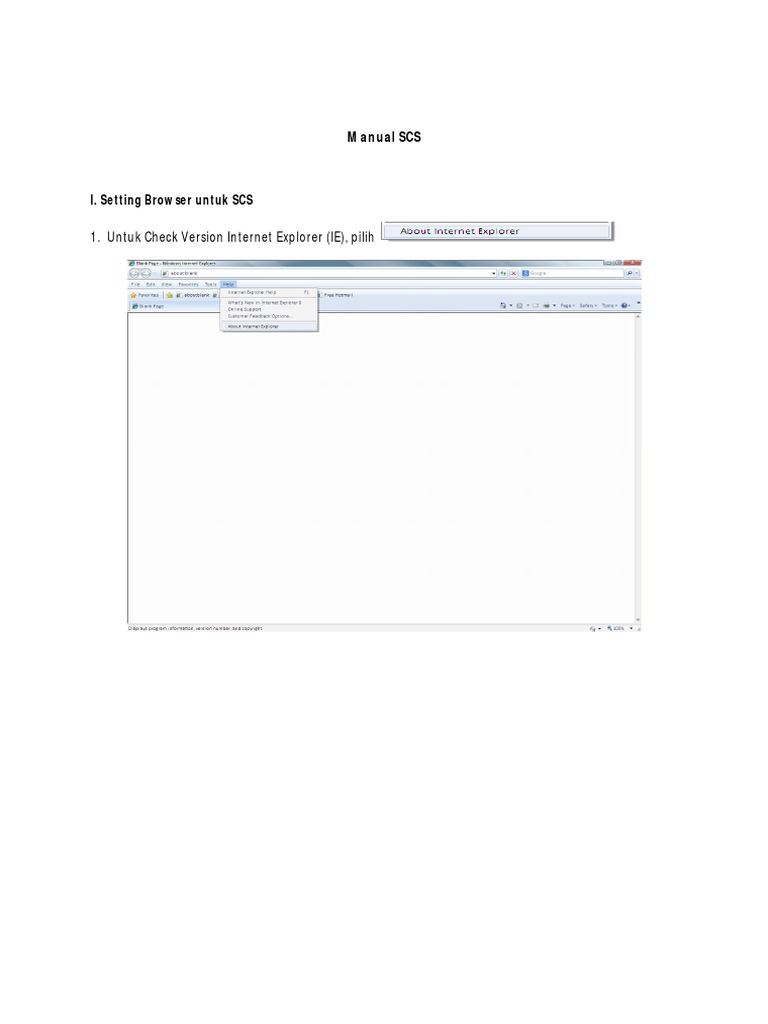 Scs Manual Book | PDF