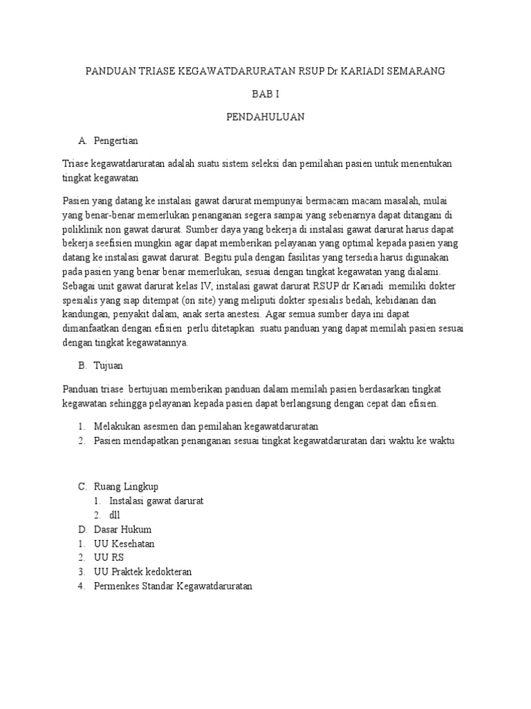Panduan Triase Pdf