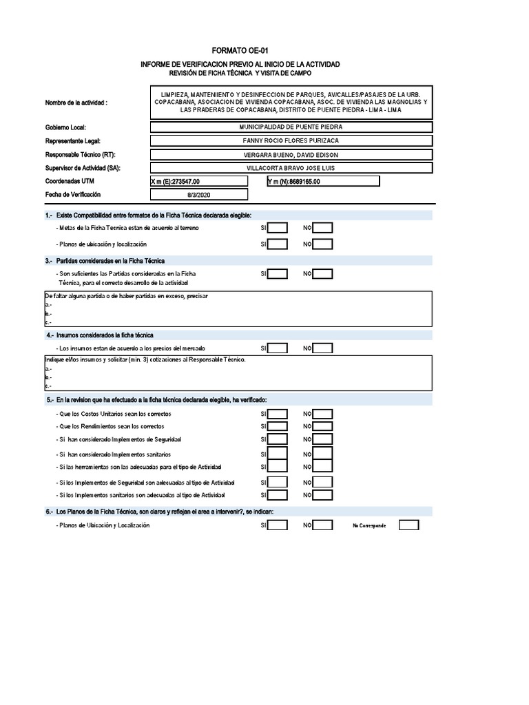Formato Oe - 01 791 | PDF