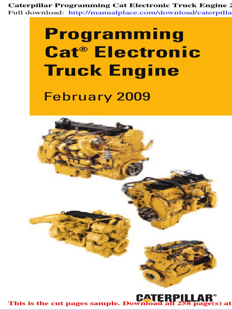 Caterpillar Programming Cat Electronic Truck Engine 2009 | PDF | Diesel ... Caterpillar Programming Cat Electronic Truck Engine 2009 | PDF | Diesel ...