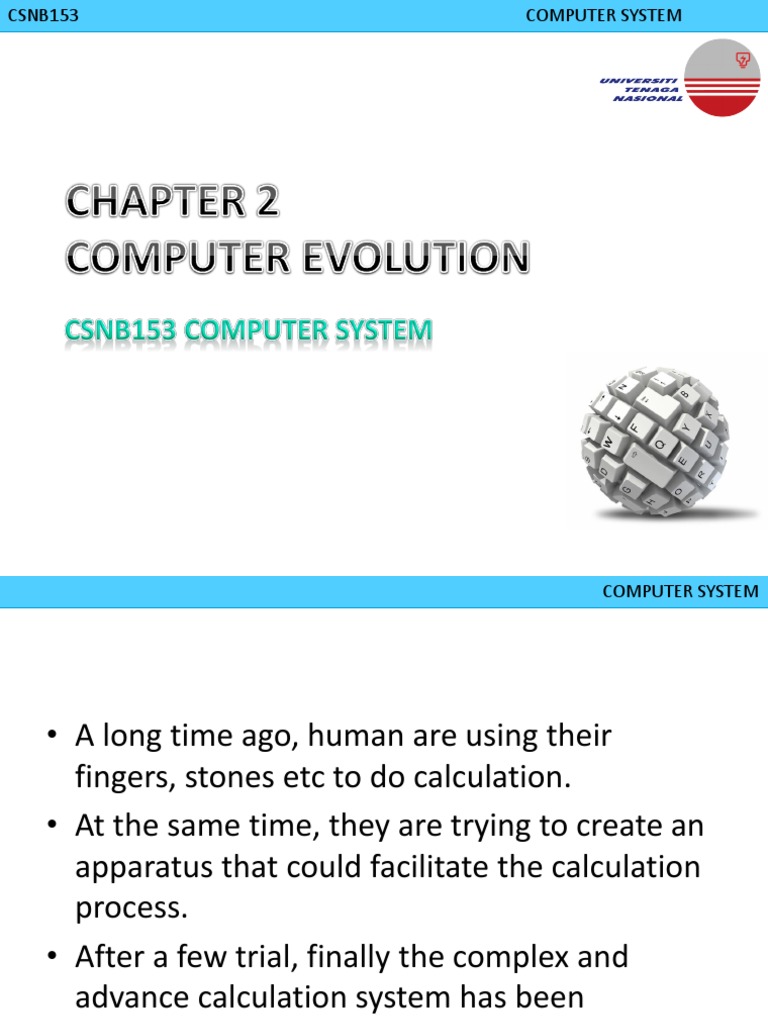 History of Computer Evolution | PDF | Microprocessor | Integrated Circuit