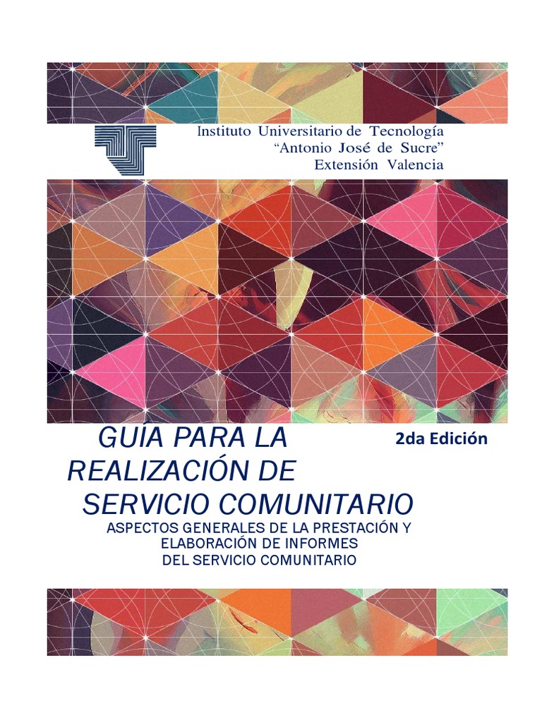 Guia Servicio Comunitario | PDF | Educación más alta | Presupuesto