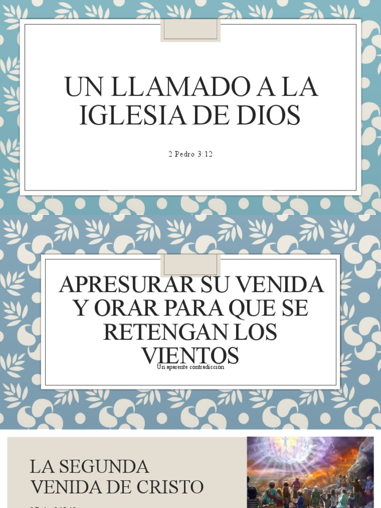 Apresurar la Venida de Cristo y Orar | PDF | Cristo (título) | Oración
