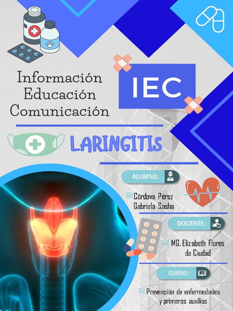 Laringitis: Causas, Síntomas y Tratamiento | PDF | Enfermedades y ...