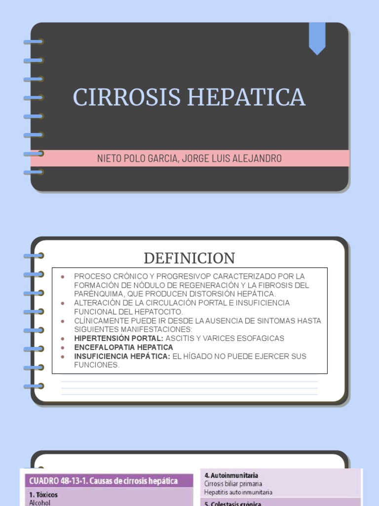 Cirrosis Hepatica | PDF | Cirrosis | Hepatitis