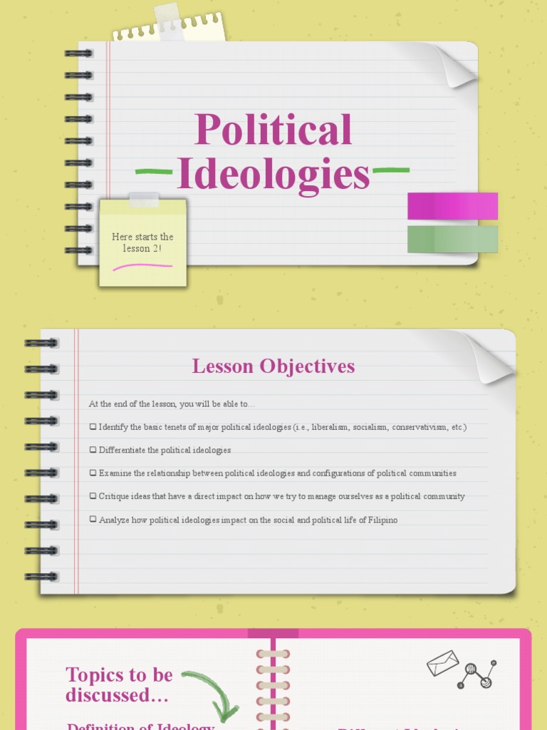 Lesson 2 Philippine Politics and Government POLITICAL IDEOLOGY | PDF ...