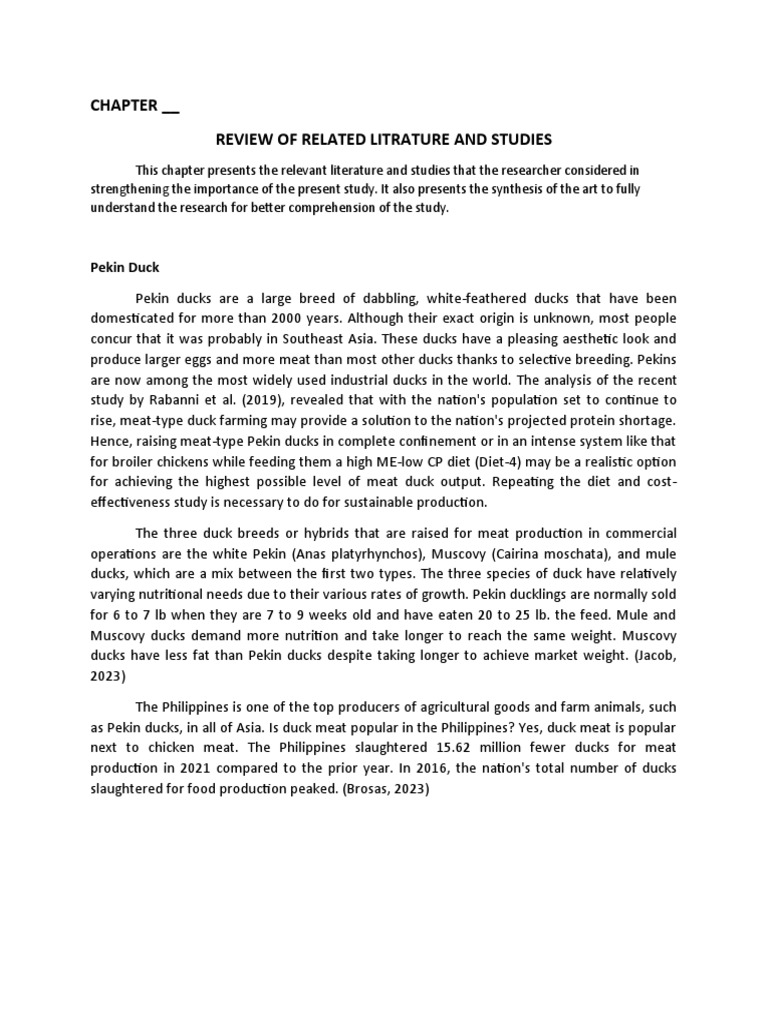 REVIEW OF RELATED LITRATURE AND STUDIES | PDF