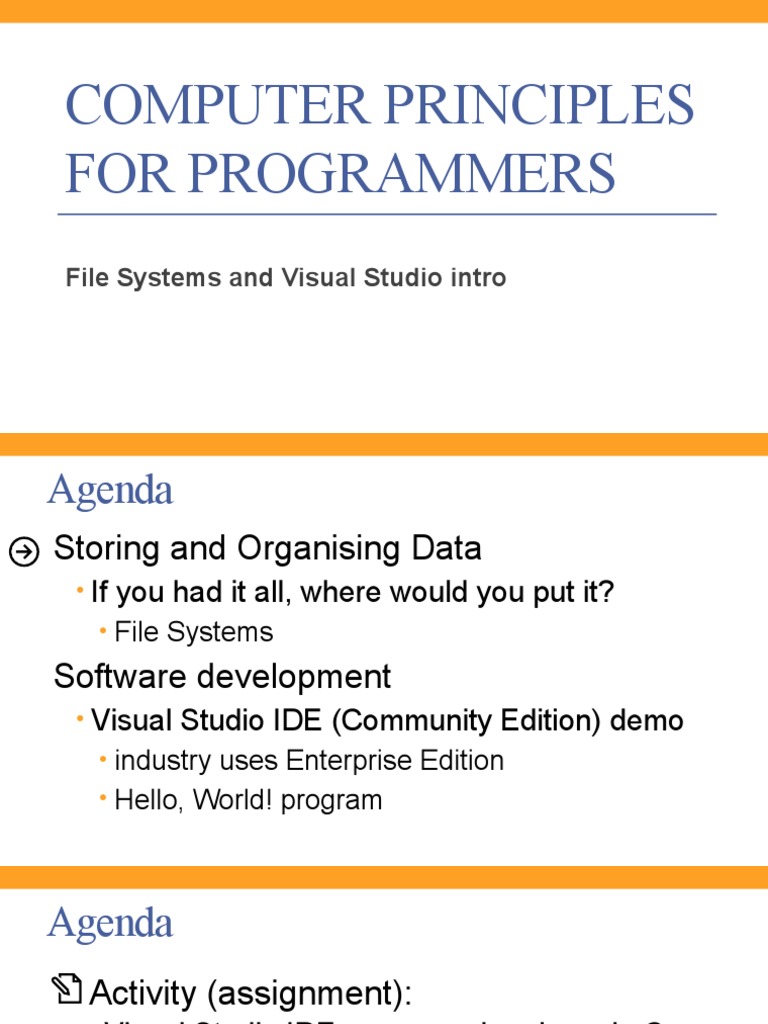 CP4P File Systems and Visual Studio | PDF | Computer Data Storage | Filename