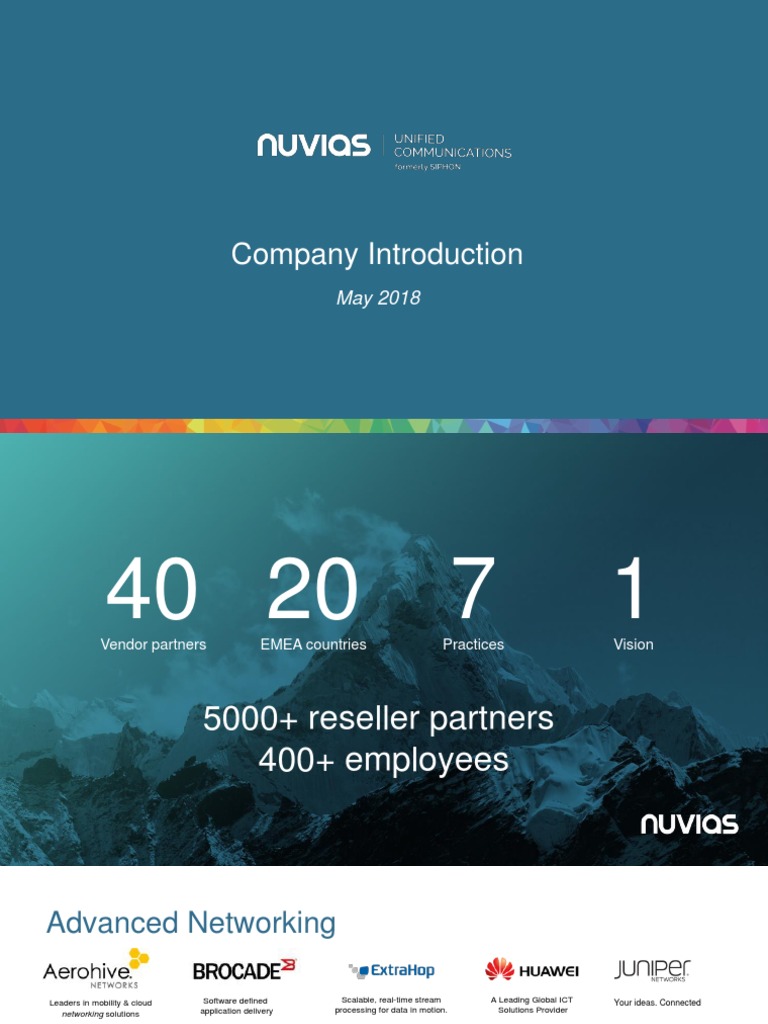 Nuvias UC - Introduction | PDF | Cloud Computing | Computer Network